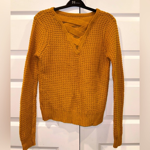 Ambiance | Sweaters | Yellow Knitted Sweater | Poshmark